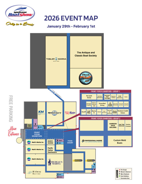 Map - Spokane Boat Show